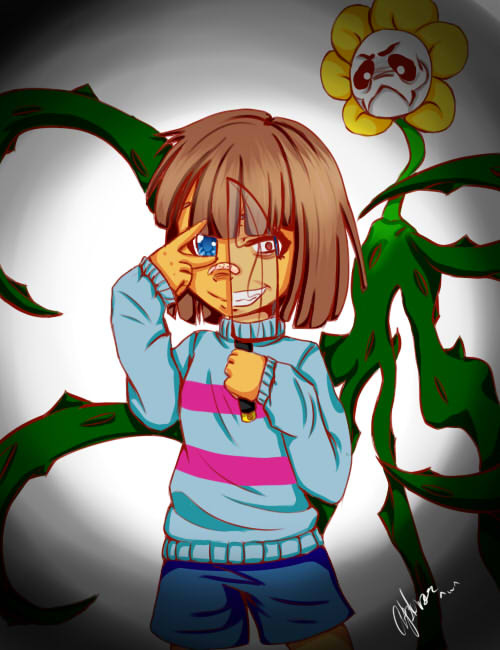 Frisk- mind control by LiamLucifur