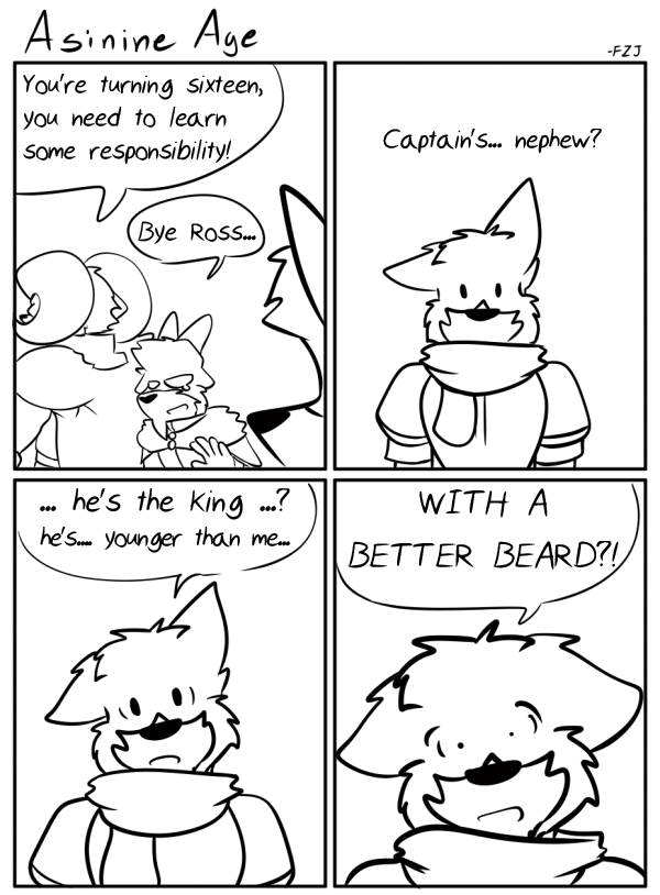 Asinine Age - First Day by foxzombiej