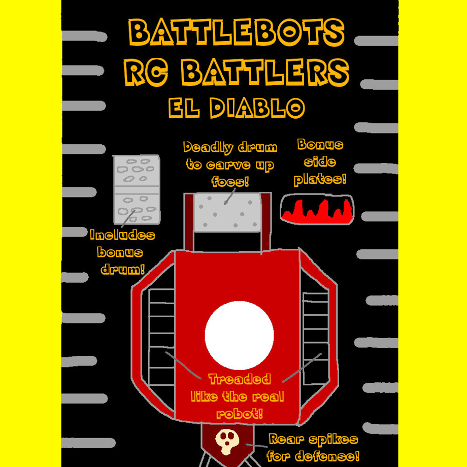 El Diablo RC Battlers Toy Design Concept by MasterMarik