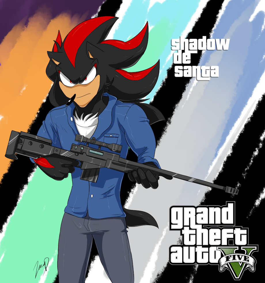 Grand Theft Auto V Crossover: Shadow de Santa by CobaltPie