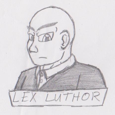 Bust of Lex Luthor by OmniSpirit