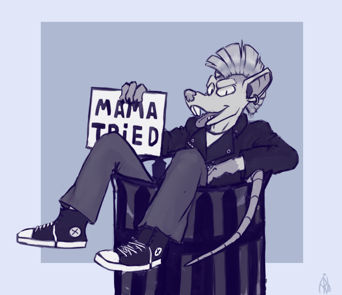 Punk rat by Archiblender