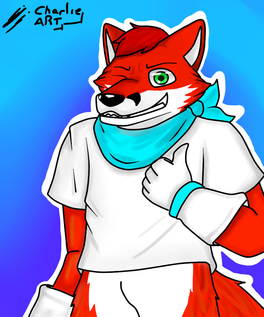 to a friend by charlieartFurry