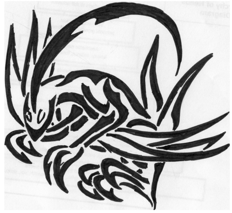 Grovyle Tribal by Keileon