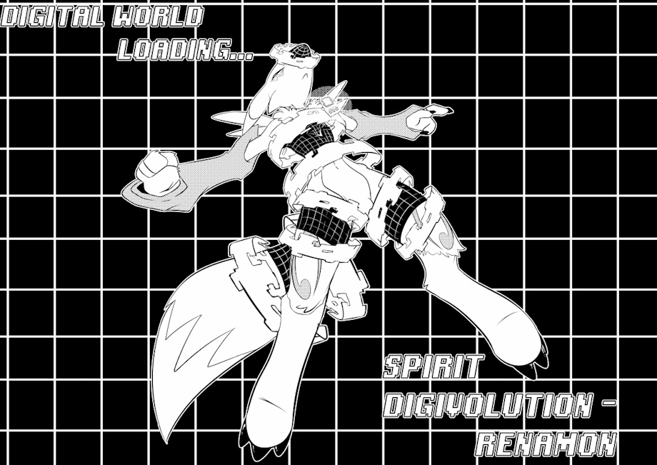 Spirit Digivolution: Renamon by WhiteCrest