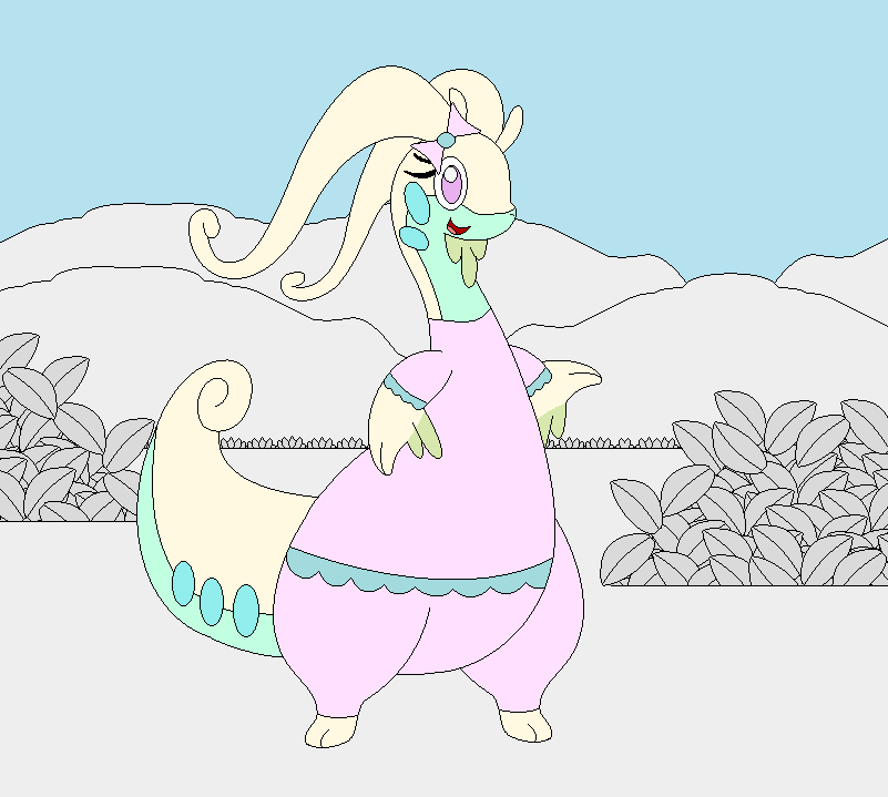 (OC) Indigo The Goodra With Bio by ColeSmurf23
