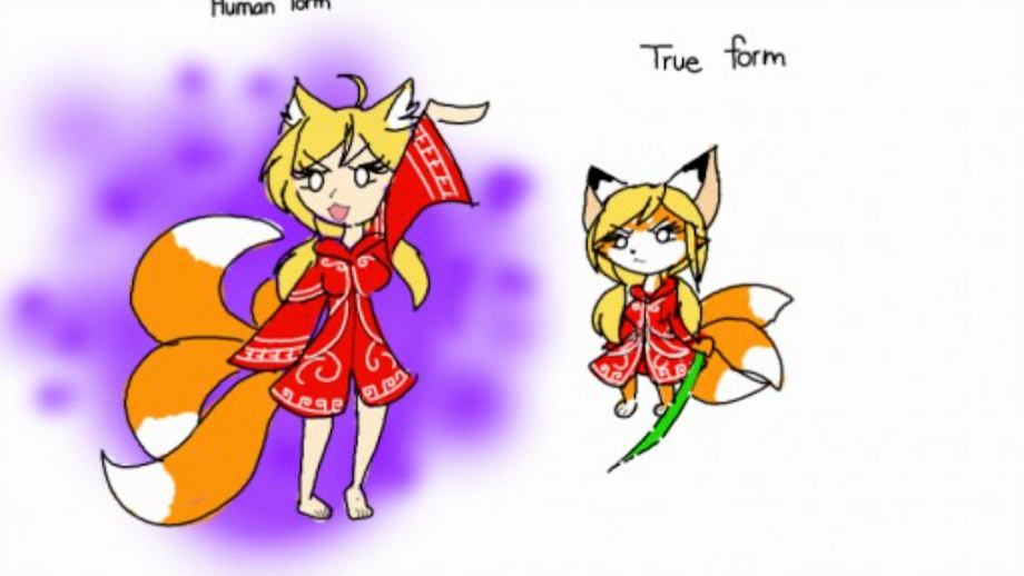 Kitsune shape shifter by InariFox