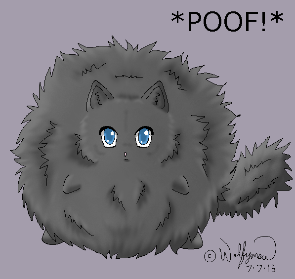 Wolfy POOF by wolfymewmew