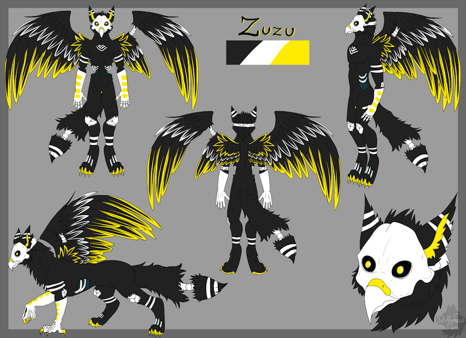 Zuzu The Undead Griffin by wolfymewmew