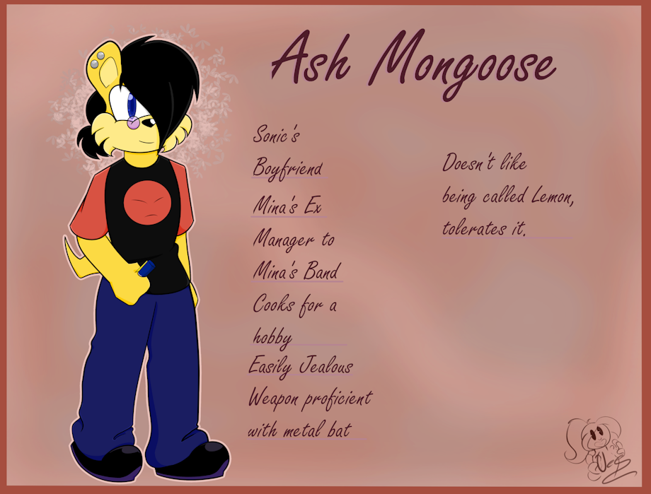 Ash Mongoose Ref by VeeMomo