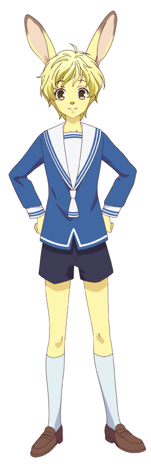 Anthro Rabbit Momiji Sohma by JoffRob