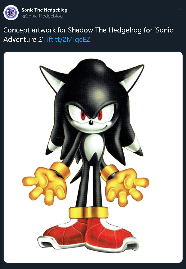 Concept shadow the hedgehog from SA2 by Sparkydb
