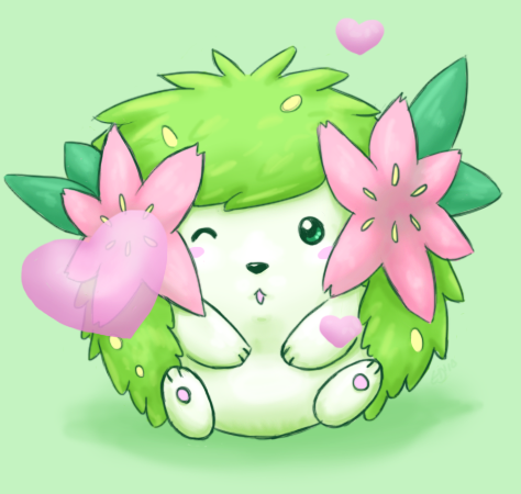 Shaymin Chibi by TheFuzz