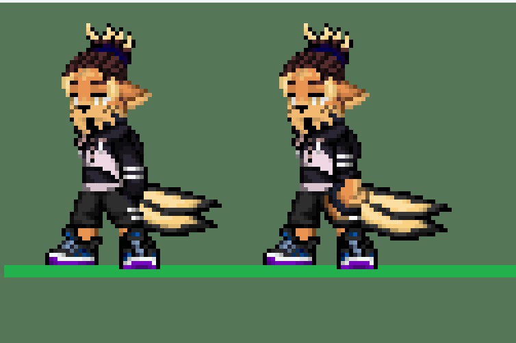 Ski the husky sprite ( old 2018) by xXMezzXx