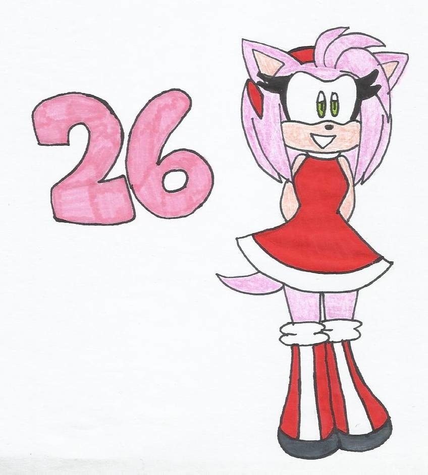 26 years of Amy Rose by KatarinaTheCat18