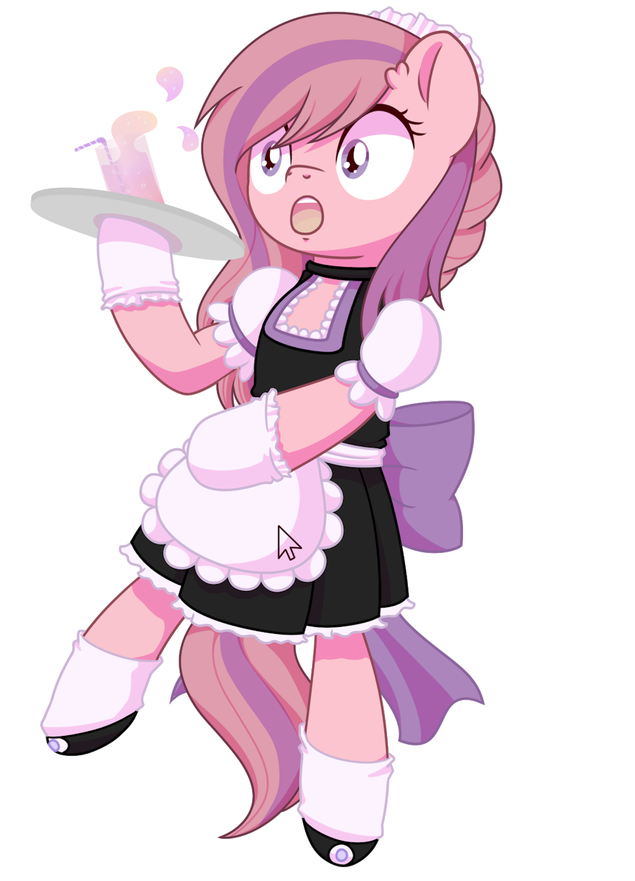 Sweet haze as clumsy maid by PrincessTwi
