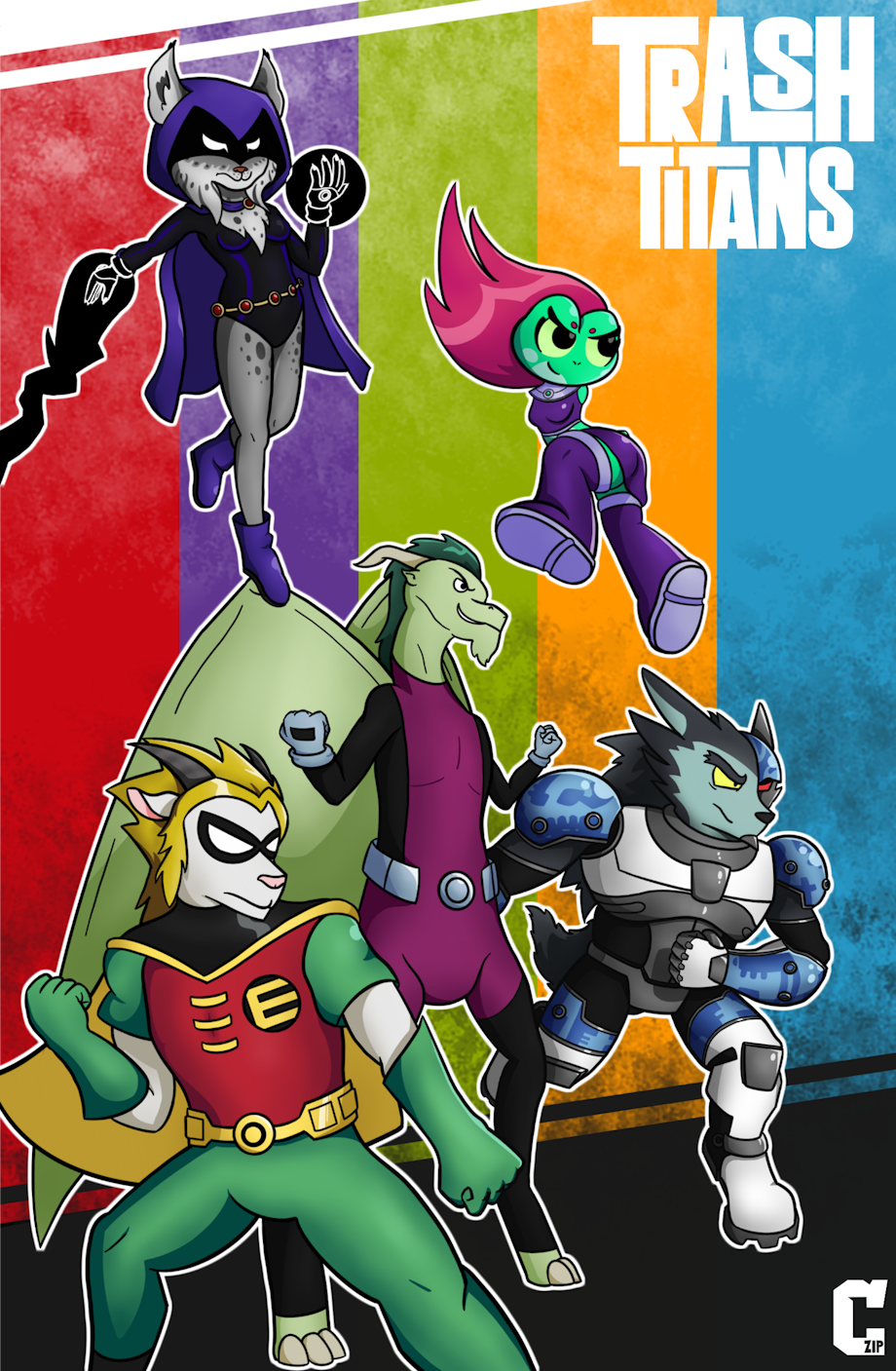 /TRASH/ TITANS by cZippy