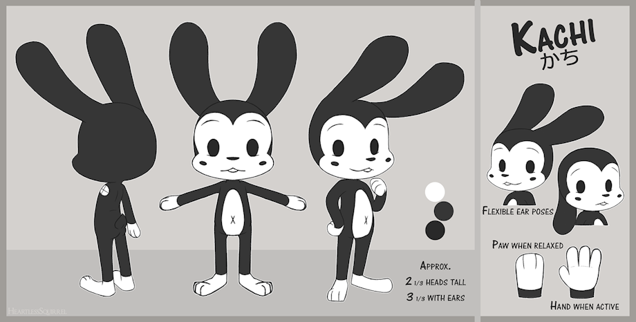 Kachi Character Sheet (Updated 2020) by HeartlessSquirrel