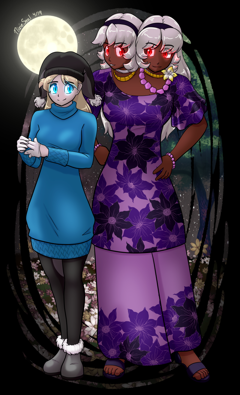 Werehuman Felicia and Ruby by NixieSeal by UnusualUnity