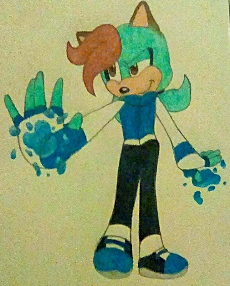 Emily the Hedgehog by SonicAnon