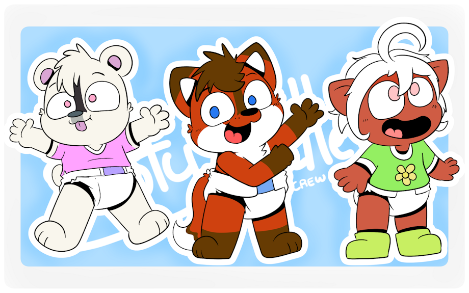 Babyfur Con Drawings by ScottJames27