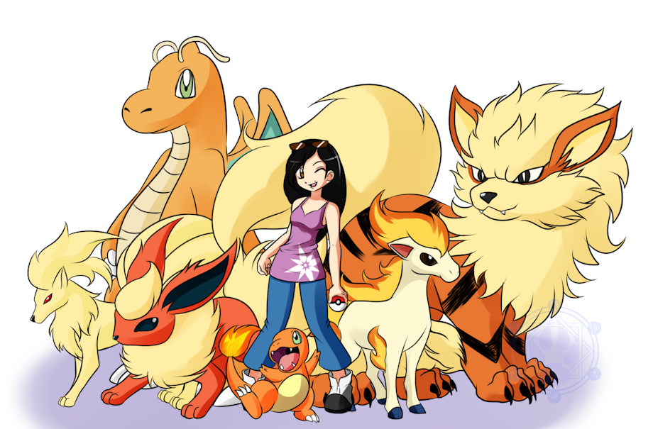 Kounely Pokemon Team by Katsiika