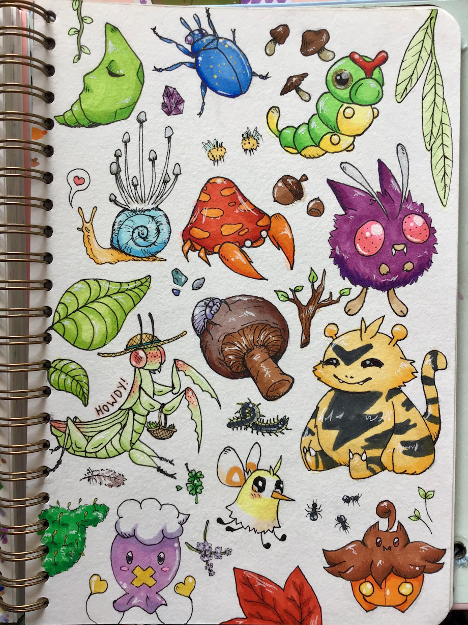 Doodle page by Jellybug
