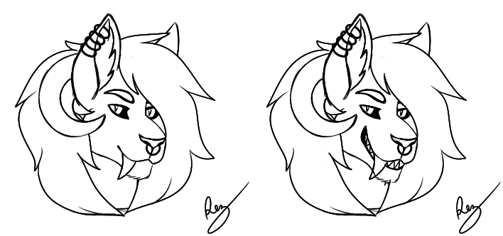 King-Chimera Commission - B/W Animated Pixel Icon by Rezeict