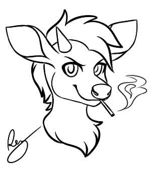 Louis Patrick Commission - B/W Animated Pixel Icon by Rezeict