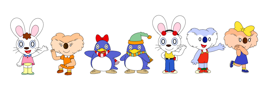 Roobear and Friends (My Style) by pingguolover