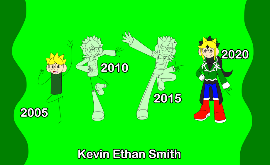 Kevin through the Years by GarPhaN
