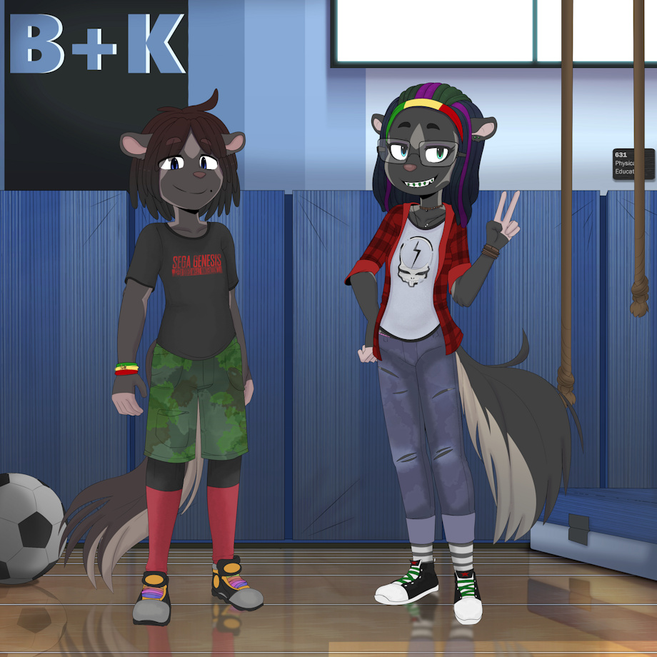 Blaze and Hazel by GBB