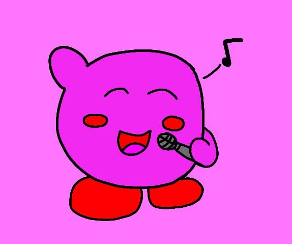 Kirby Sings by frogtable125