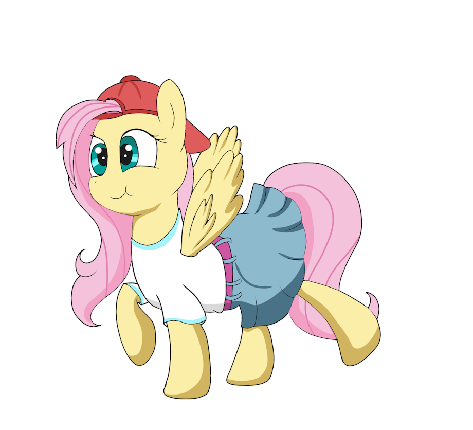 grunge stule Fluttershy by mucky