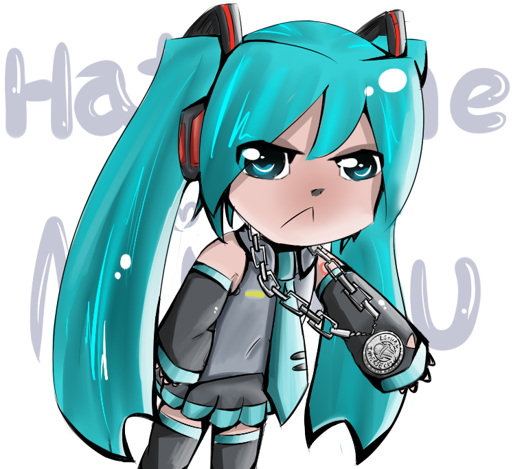 Lethal Interjection Miku by owo