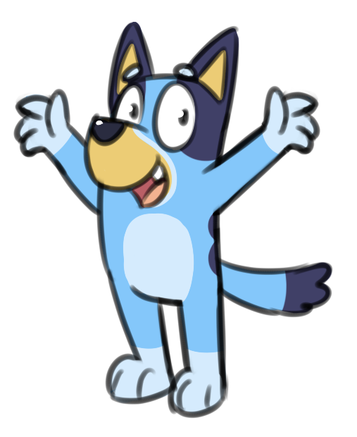 Bluey test by Pokefound