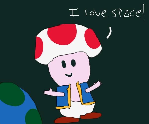 Toad in Space by frogtable125