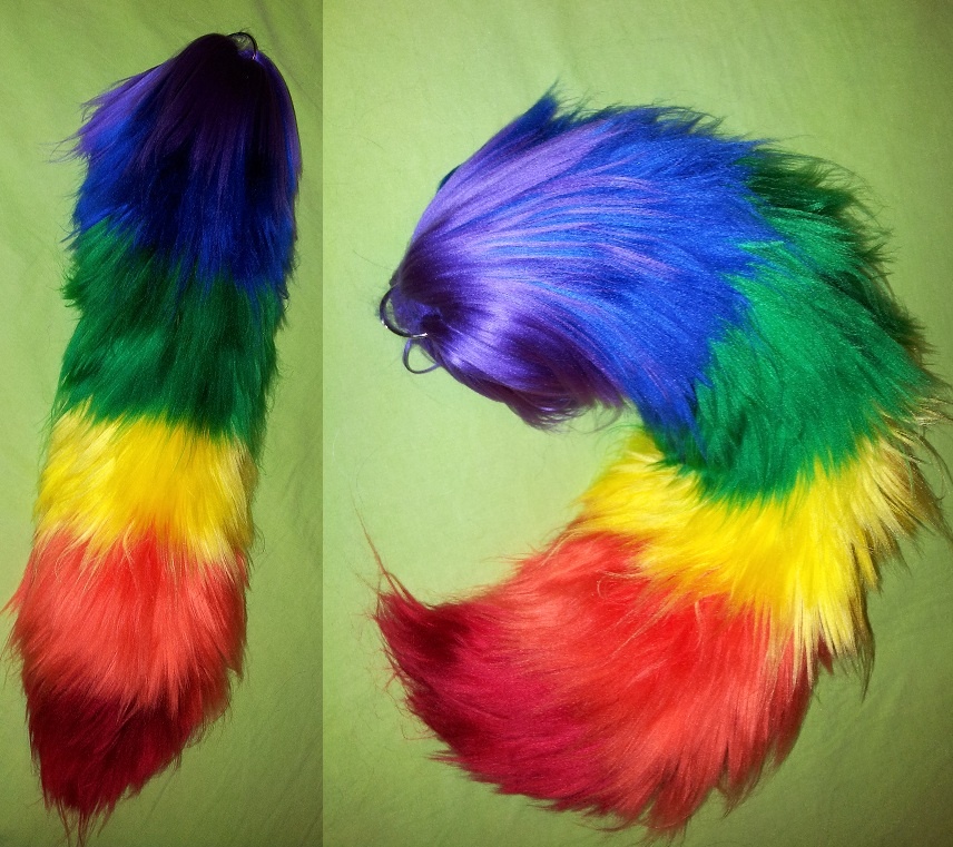 Rainbow Stripe Tail by Ziaki