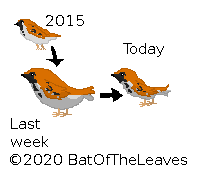 Pixel Art Sparrow Improvement by BatOfTheLeaves