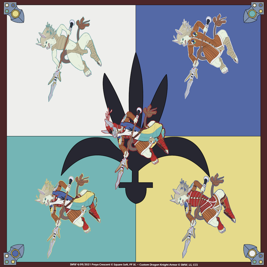 Dragon Knight Freya Crescent - Custom Armor Design by Fleety