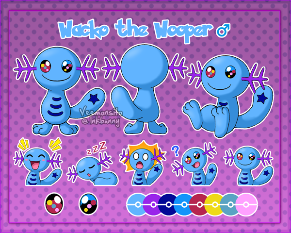 [Commission] Wacko Reference Sheet by Veemonsito