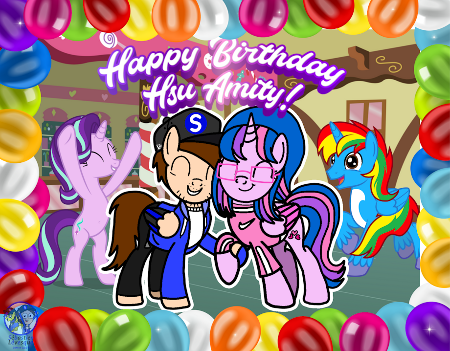 Happy Early Birthday Hsu Amity! by SebGroupArts2009