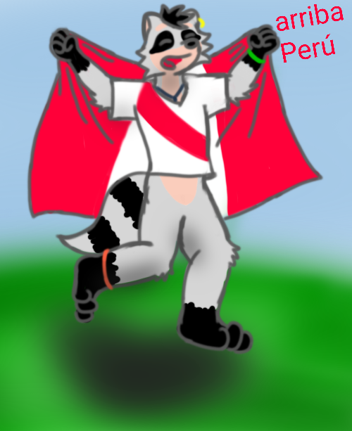 Feliz bicentenario Perú by luchianoraccoon