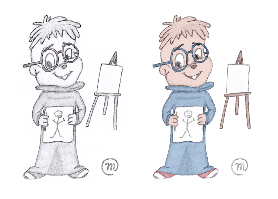Simon's Drawing by munkosity