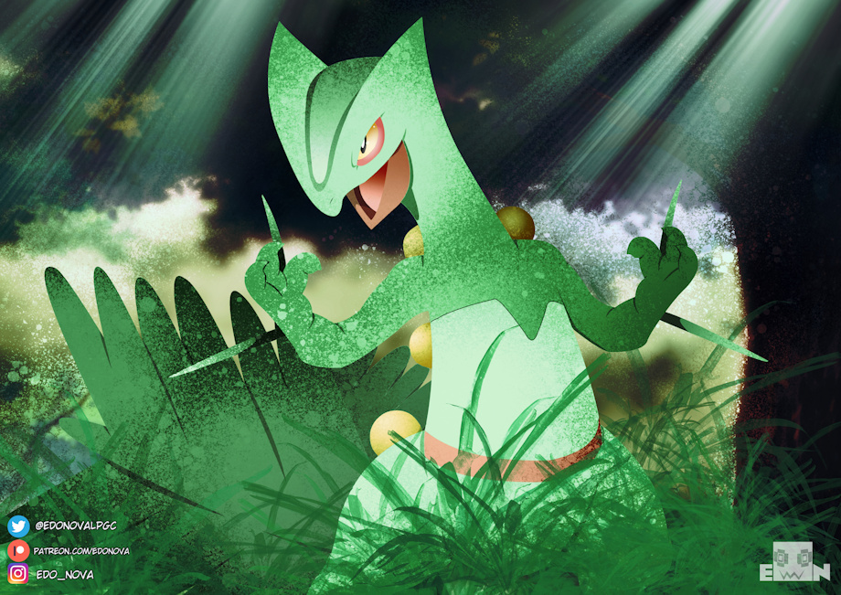 Sceptile - The King Geeko by edonova