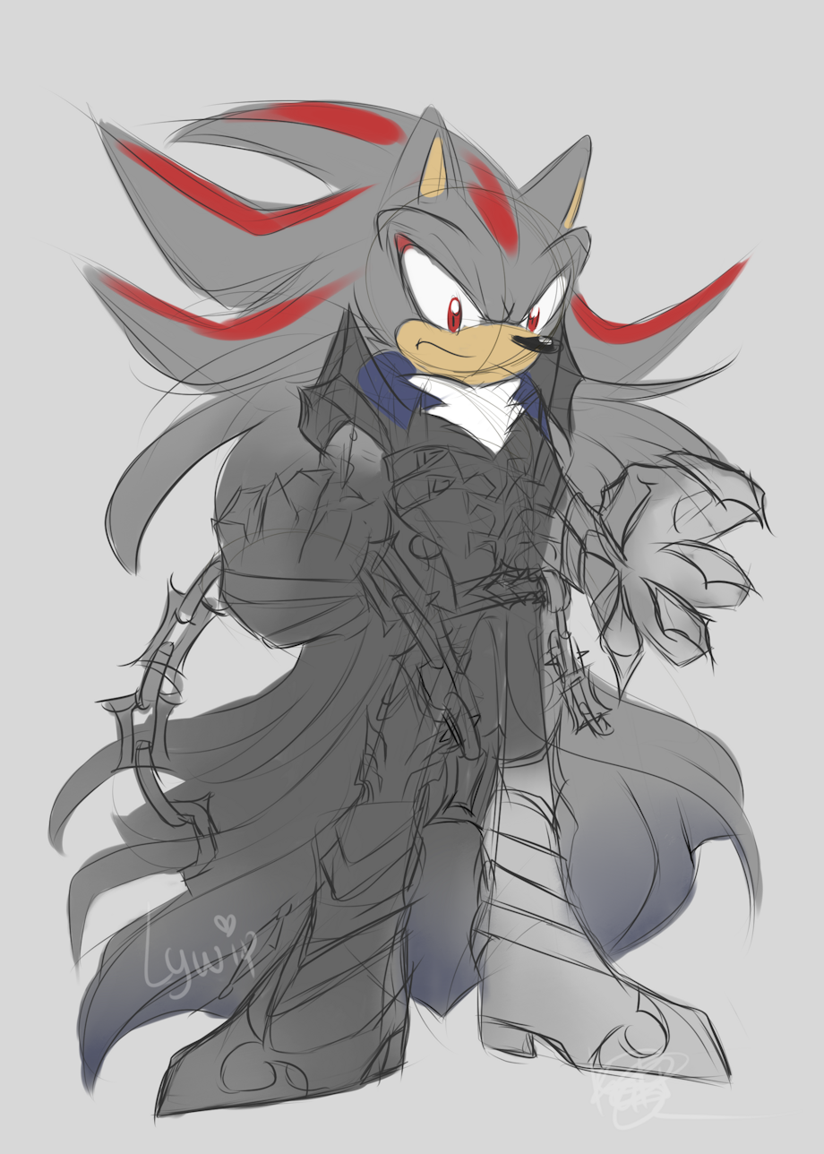 Sketch - Shadow as Raven Revenant by Lyrose