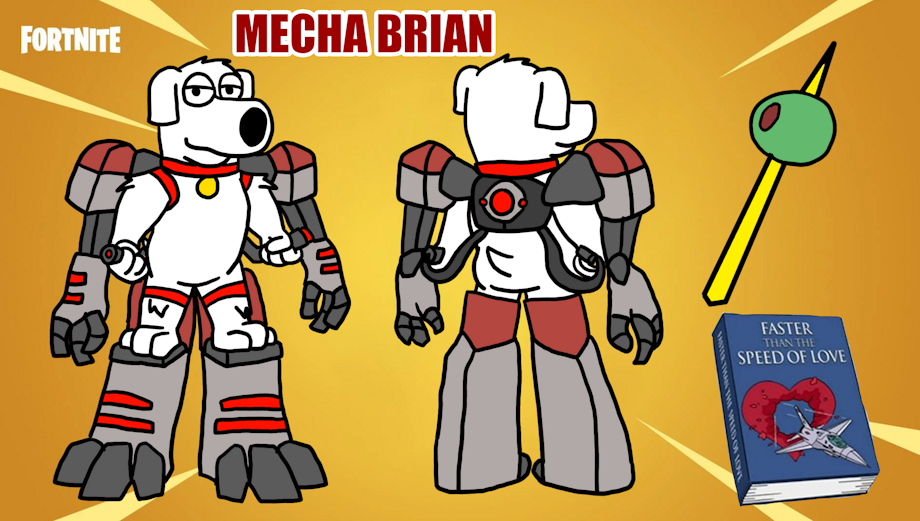 Fortnite Brian Griffin Concept by TexasKingoftheGeeks