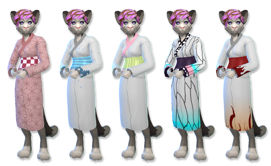 Feminine Yukata CU Conversion [Commission] by Brom