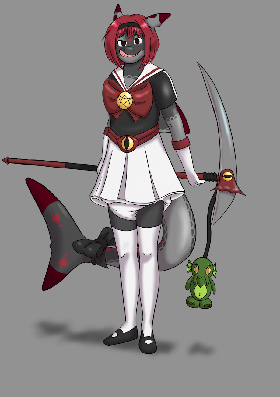 Eldritch Magical Girl Ash by ChinookOrca