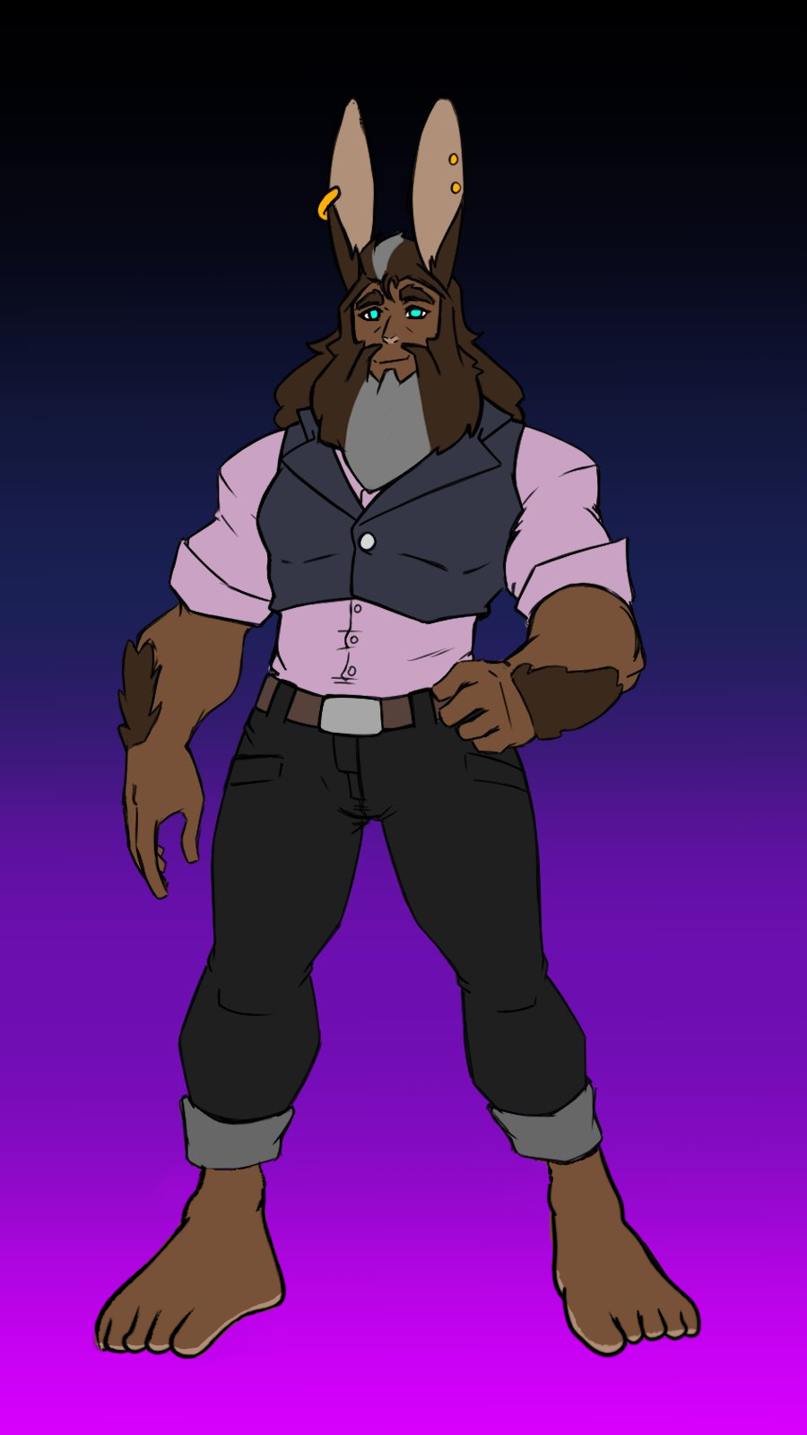 Milo the Rabbit by MidnightMuser